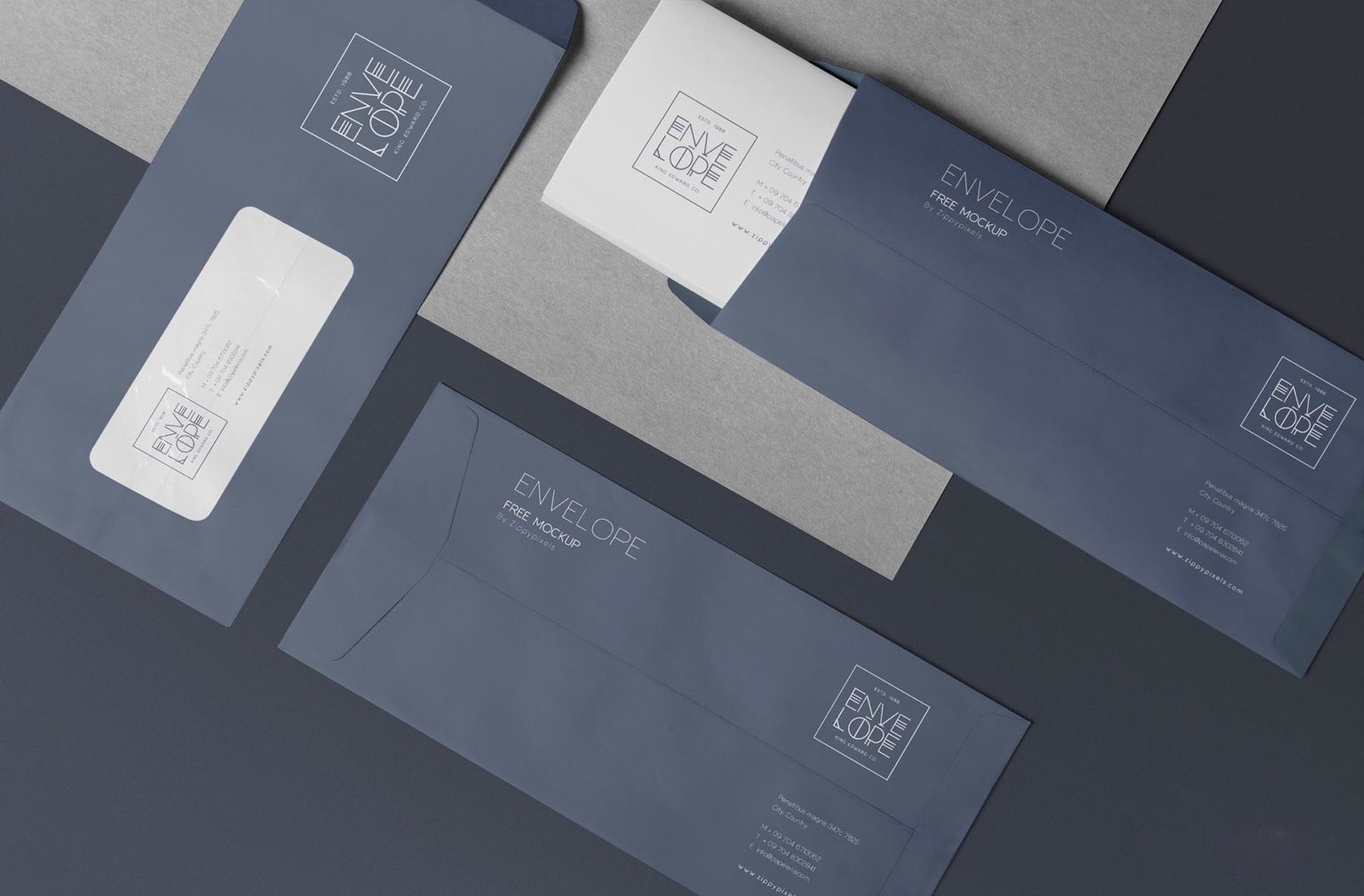 Free Envelope Mockup - Mockup City