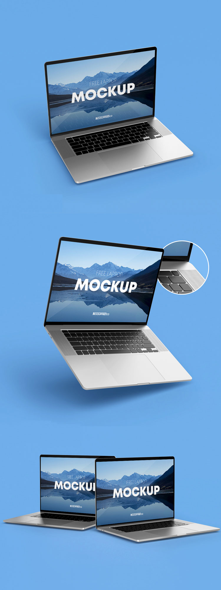 Free Sleek Laptop Mockup - Mockup City