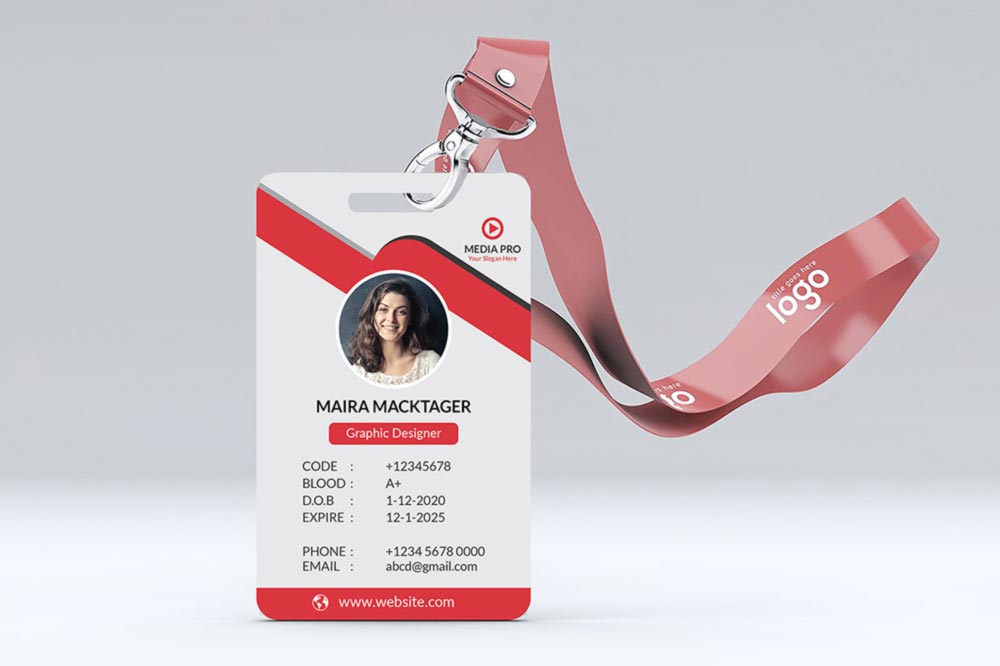 Press Id Card Template Psd Free - Infoupdate.org