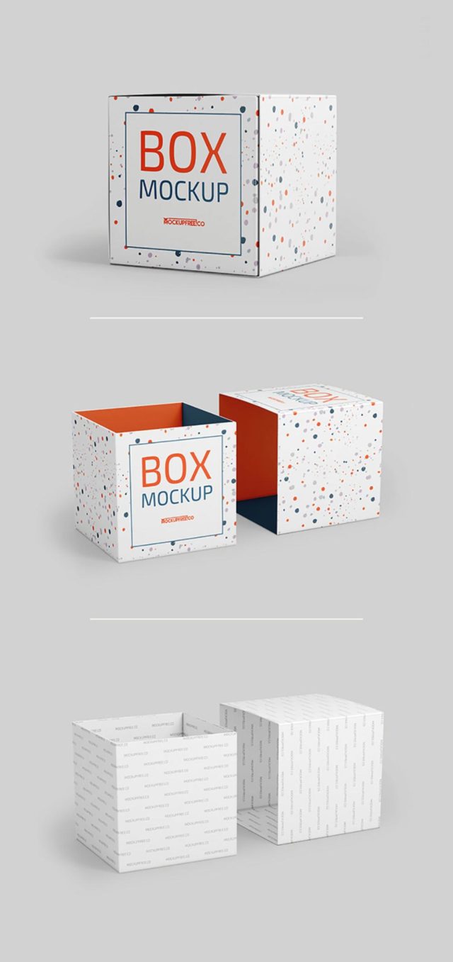 Free Cargo Box Mockup - Mockup City