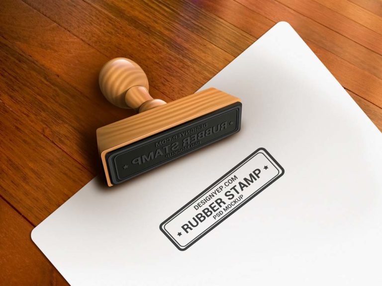 Free Stamped Logo Mockup - Mockup City