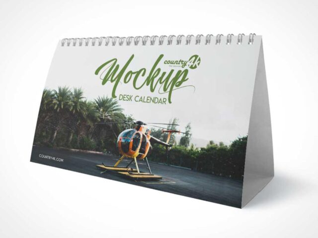 Free Tent Calendar Mockup - Mockup City