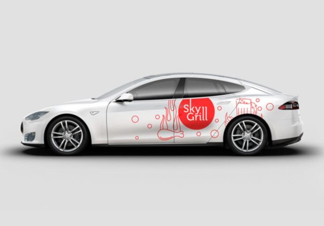 Free Download Tesla Car Mockup - Mockup City