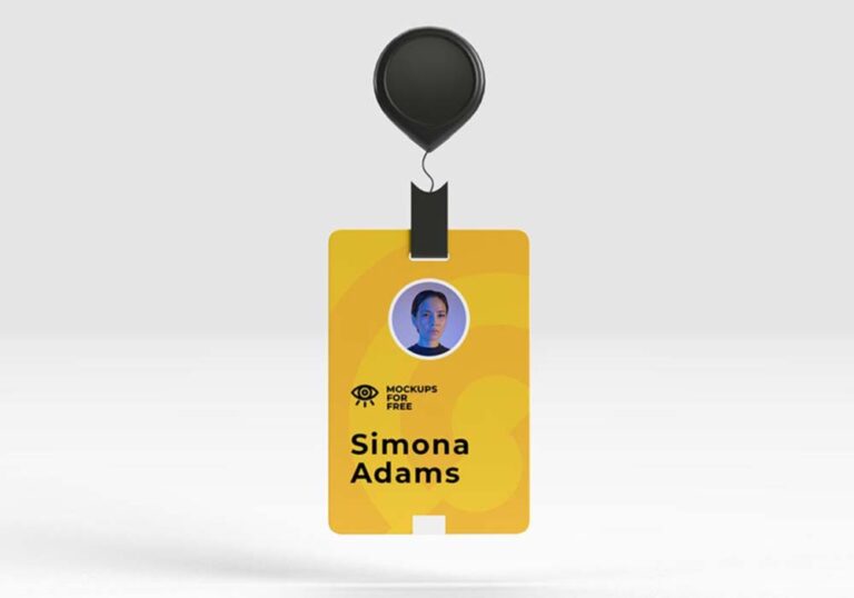 Free Realistic ID Card Mockup - Mockup City