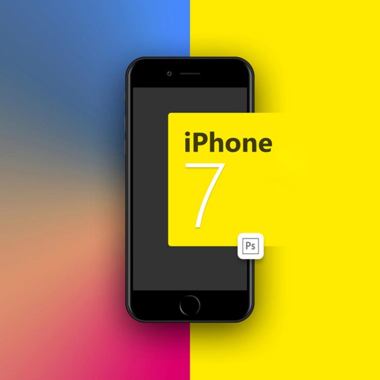 Free Front View IPhone 7 Mockup - Mockup City