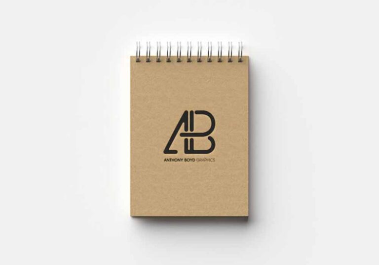 Free Small Notebook Mockup - Mockup City